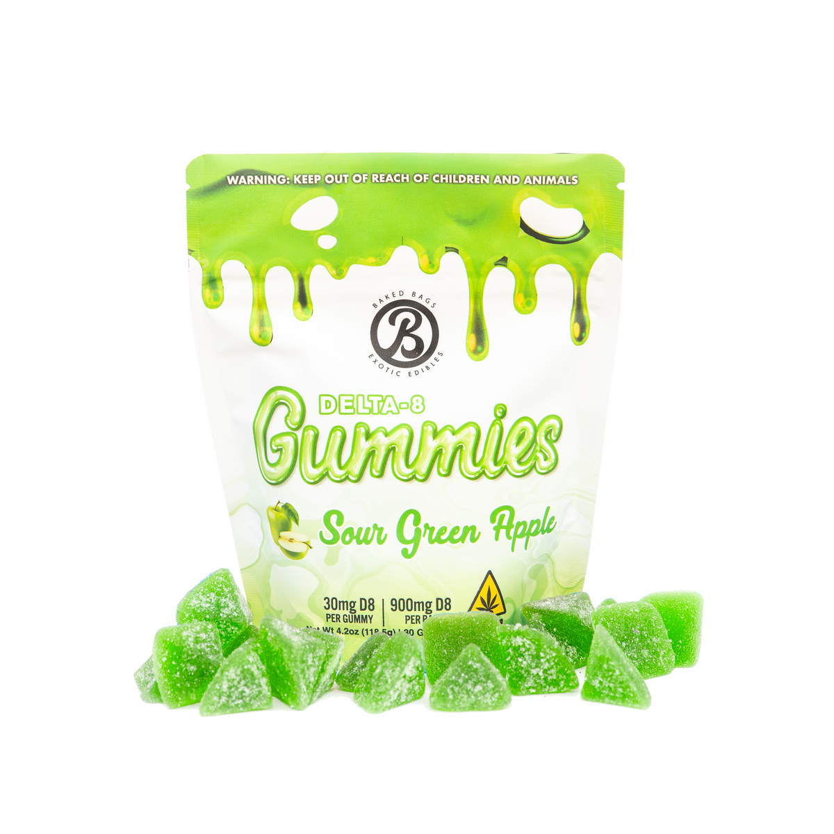 GUMMIES - SOUR GREEN APPLE
