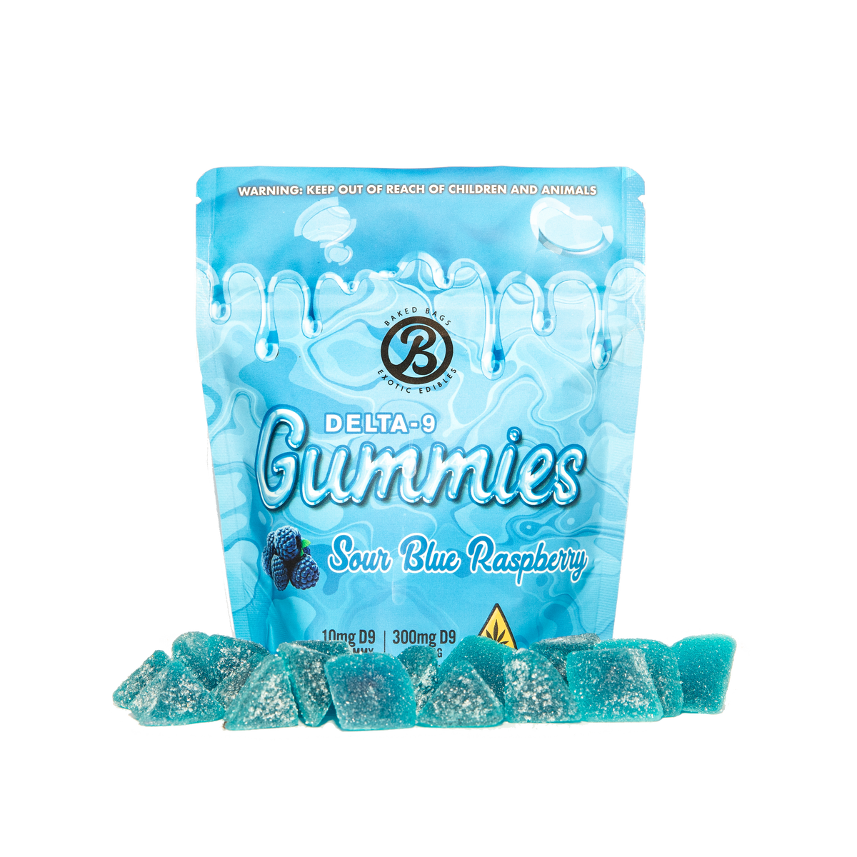 GUMMIES - SOUR BLUE RASPBERRY