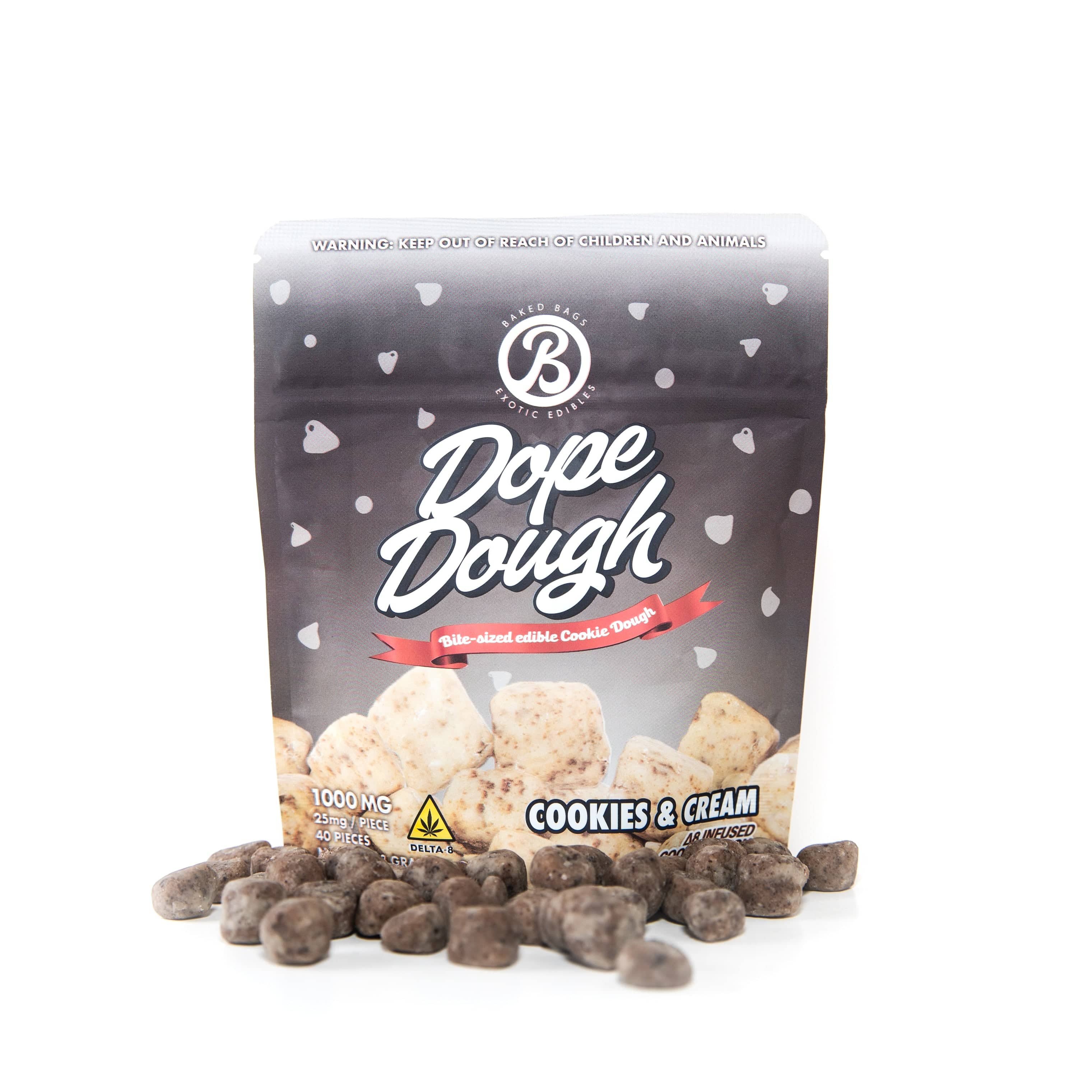 DOPE DOUGH - COOKIES & CREAM COOKIE DOUGH EDIBLES