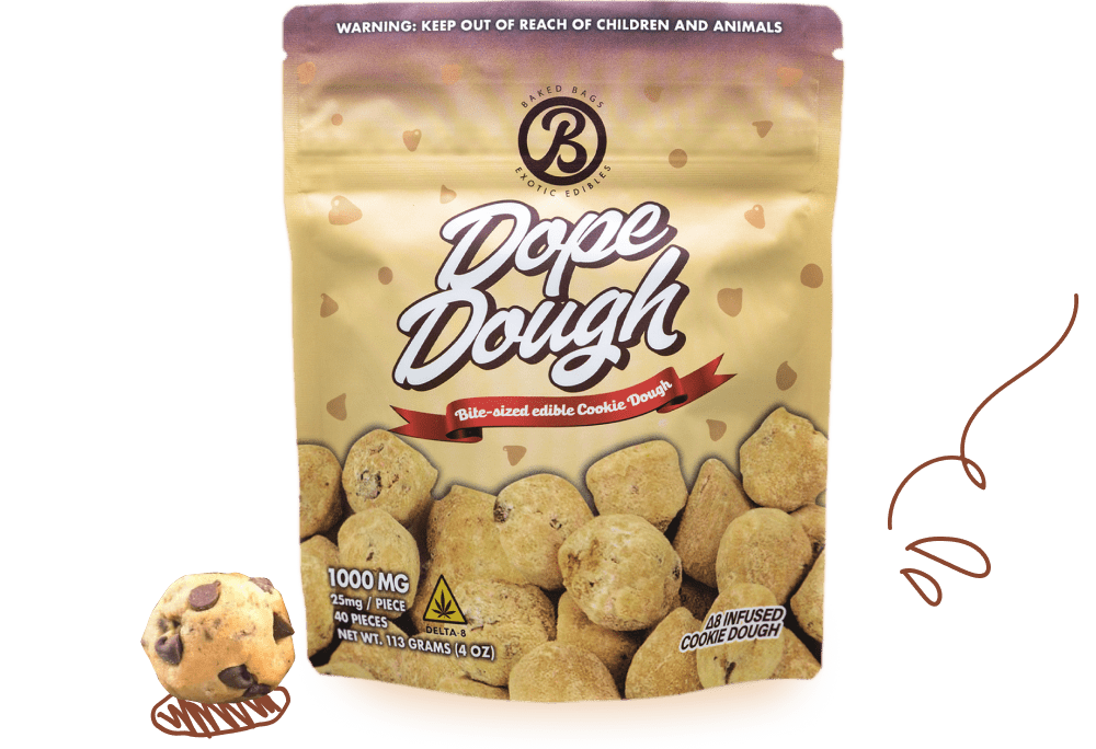 Cookie Dough Edibles | Dope Dough | Baked Bags
