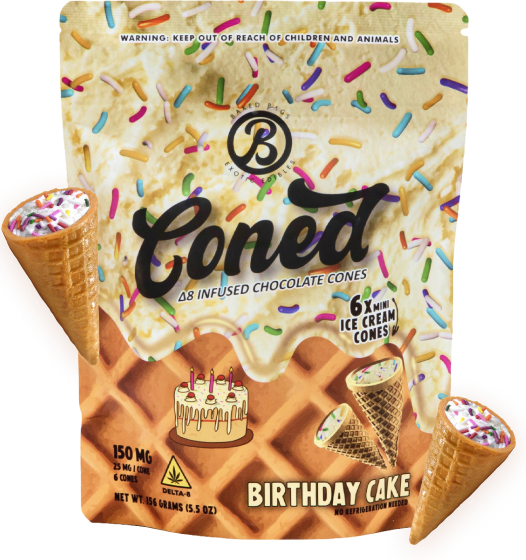 Ice Cream Cone Edibles | Baked Bags