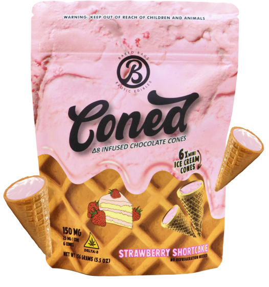 Ice Cream Cone Edibles | Baked Bags